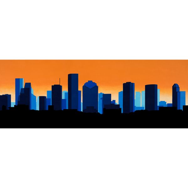Houston Skyline In Full Color | 125-TBI40839 | Canvas Art | AFW.com